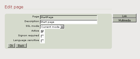 Configure pages | IBS Enterprise Help Centre 8.0
